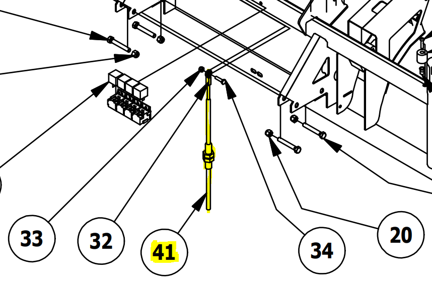 Intimidator UTV 800cc Classic Shift Cable 764-2015-00 764-2011-00
