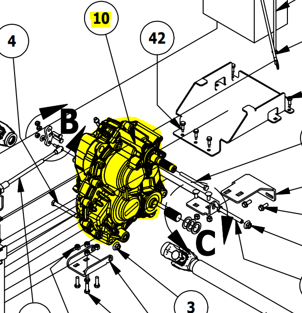 Intimidator UTV Mahindra XTV Retriever Transmission Assembly 737-3000-00